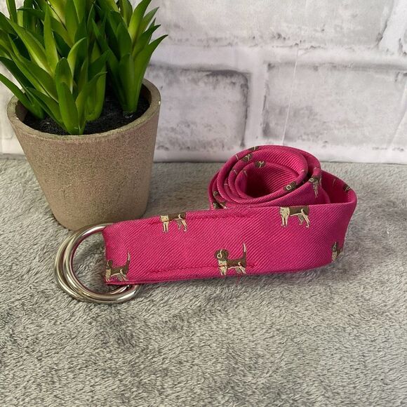 J. Crew Factory | Accessories | J Crew Silk Embroidered Dog Spaniel ...